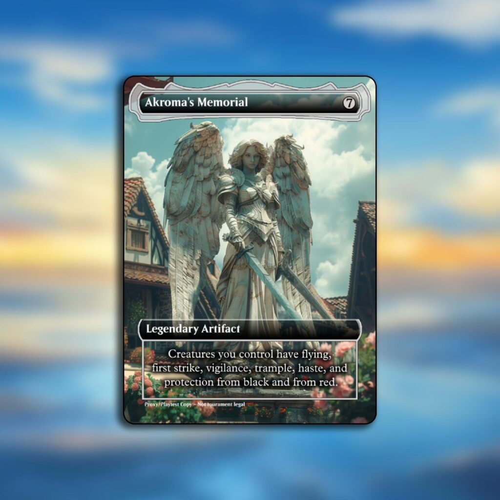 Akroma's Memorial MTG Proxy - Sorcerer's Proxy Shop