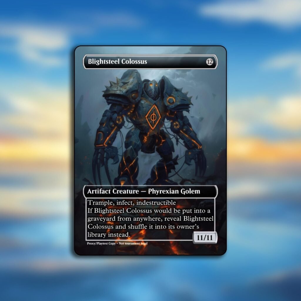 Blightsteel Colossus MTG Proxy - Sorcerer's Proxy Shop
