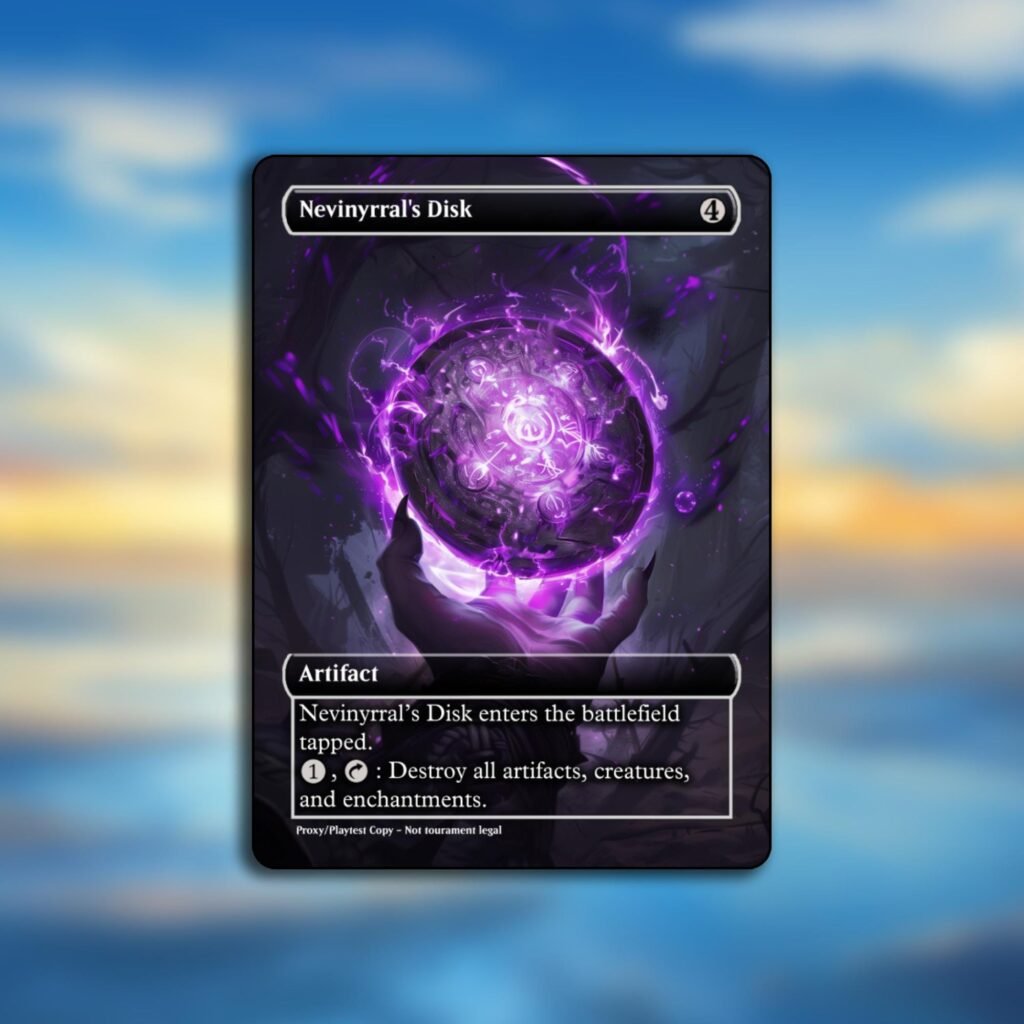 Nevinyrral's Disk MTG Proxy - Sorcerer's Proxy Shop