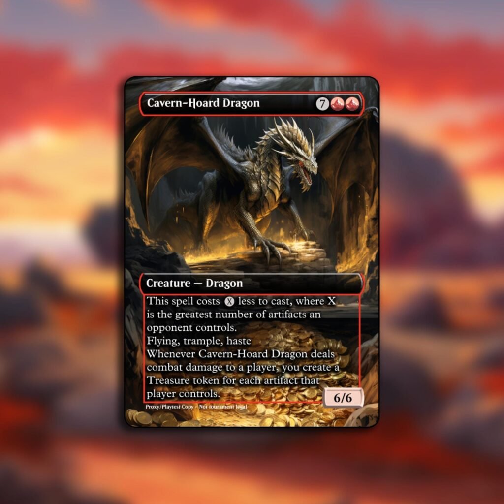 Cavern-Horde Dragon MTG Proxy - Sorcerer's Proxy Shop