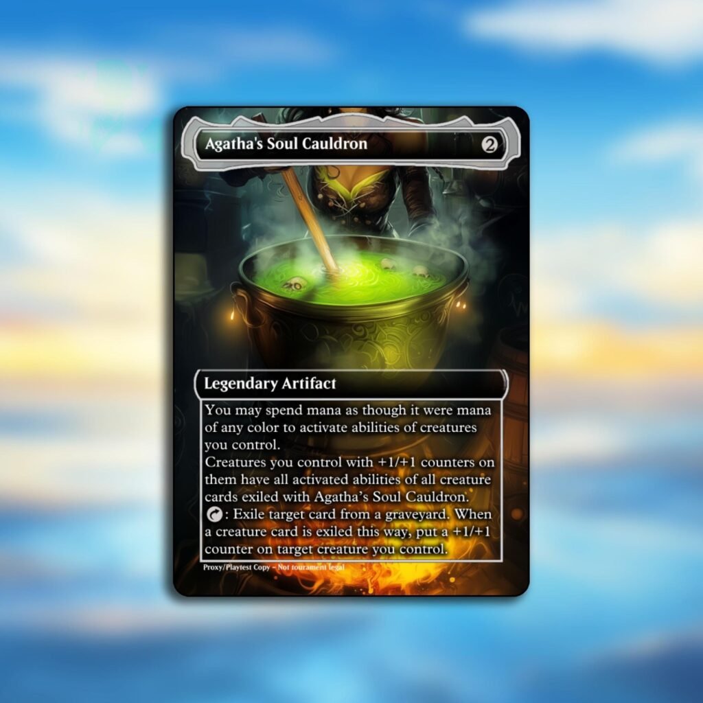 Agatha's Soul Cauldron MTG Proxy - Sorcerer's Proxy Shop