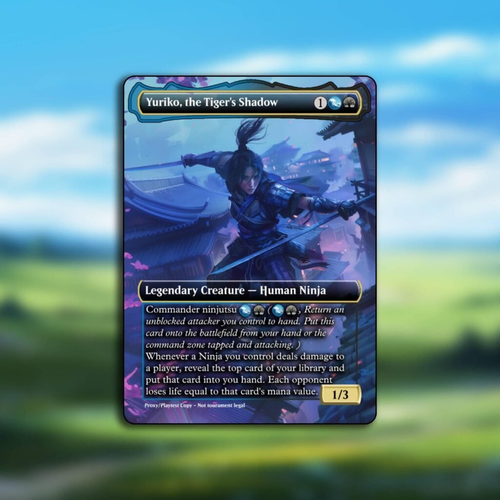 Yuriko, the Tiger's Shadow MTG Proxy - Sorcerer's Proxy Shop