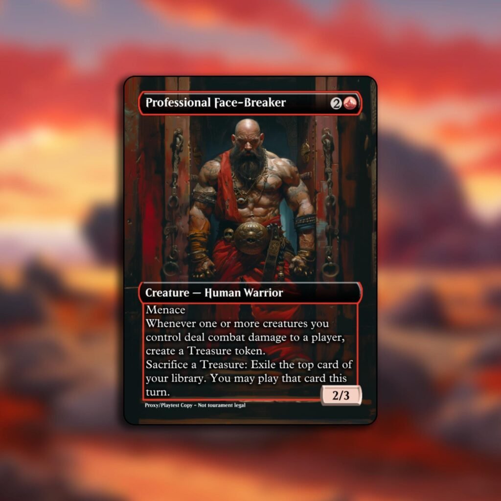 Professional Face-Breaker MTG Proxy - Sorcerer's Proxy Shop