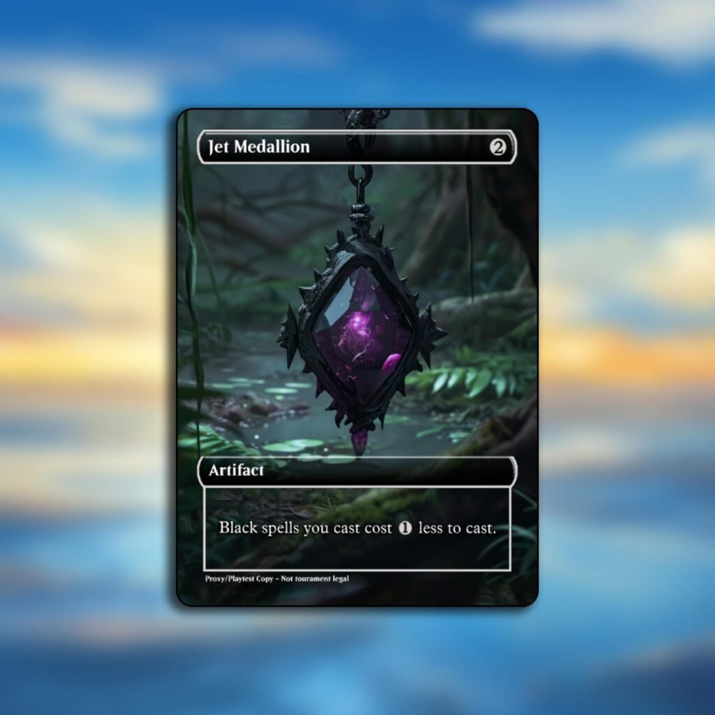 Jet Medallion MTG Proxy – Sorcerer's Proxy Shop